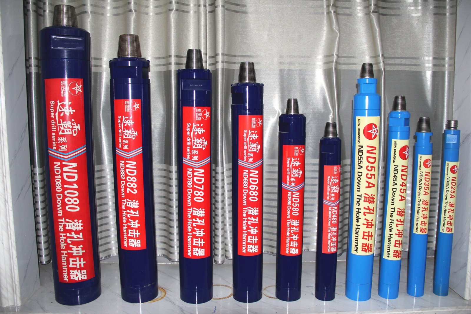Drilling rig|air compressor|hammer|drill bit|drill rod|water detector