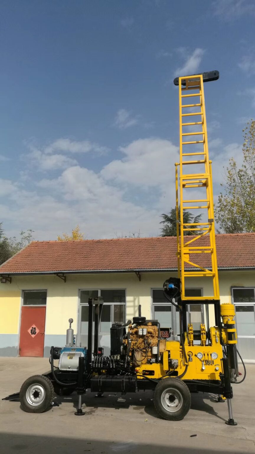 Drilling rig|air compressor|hammer|drill bit|drill rod|water detector